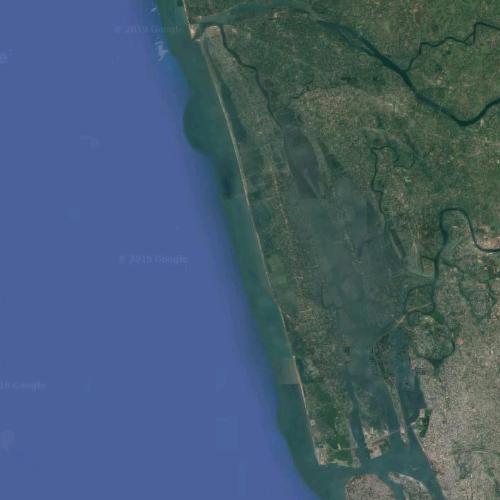 Vypin in Kochi, India (Google Maps)