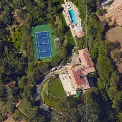 Christoph Tribull's House in Beverly Hills, CA (Google Maps)
