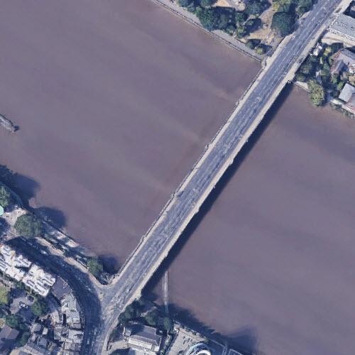 Putney Bridge in London, United Kingdom (Google Maps)