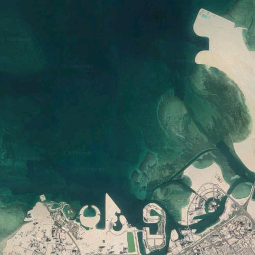 Bahrain Bay in Al Manamah, Bahrain (Google Maps)