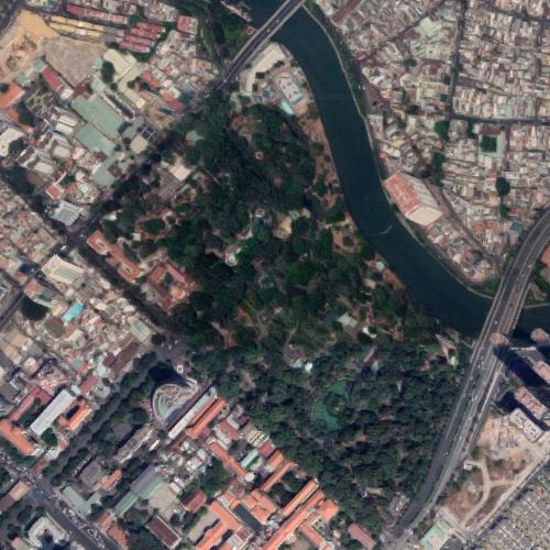 Saigon Zoo and Botanical Gardens in Ho Chi Minh City, Vietnam (Google Maps)
