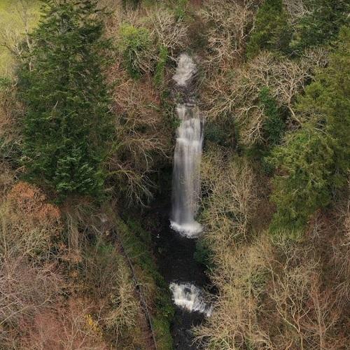 Glencar Waterfall in Ballure, Ireland (Google Maps)