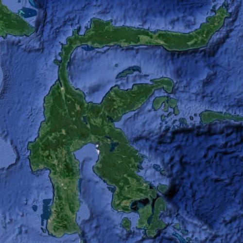 Sulawesi in Makassar, Indonesia (Google Maps)