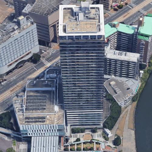 The Kumamoto Tower in Kumamoto, Japan (Google Maps)