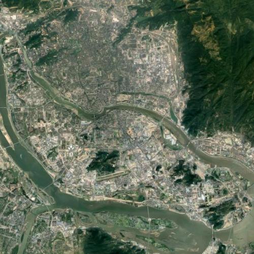 Cangshan in Fuzhou, China (Google Maps)