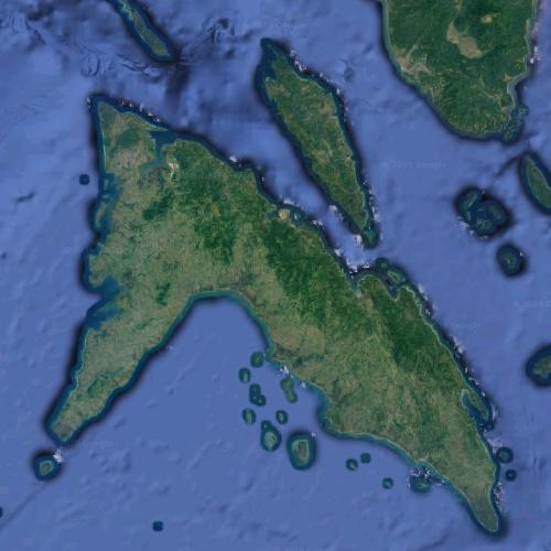 Masbate Island in Masbate, Philippines (Google Maps)