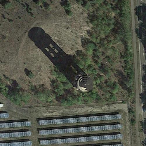 Lauta water tower in Lauta, Germany (Google Maps) Lauta water tower in Lauta, Germany (Google Maps)