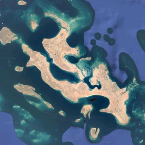 Farasan Islands in Farasan, Saudi Arabia (Google Maps)