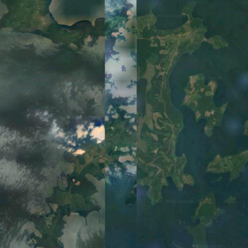 Bugala Island (largest island in Uganda) in Kalangala, Uganda (Google Maps)