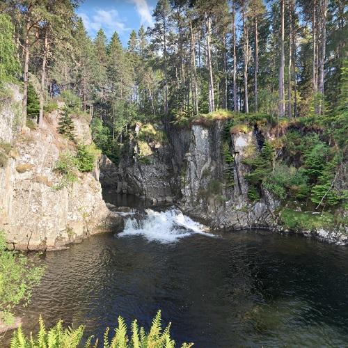 Pattack Falls Nature Trail in Dalwhinnie, United Kingdom (Google Maps)