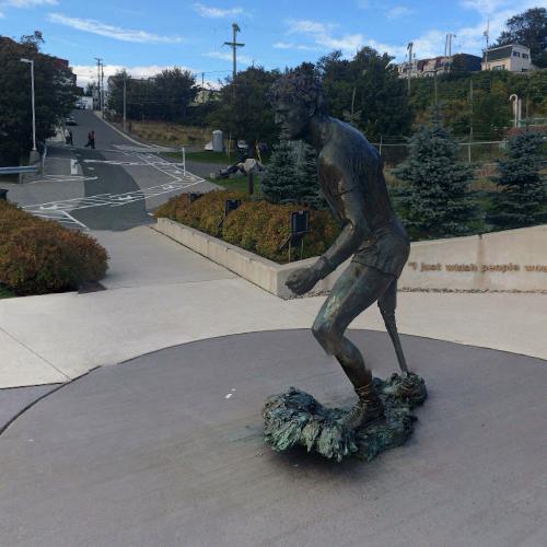 Terry Fox Memorial in St John's, Canada (Google Maps) (#2)