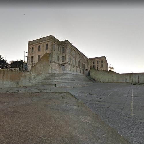 Alcatraz recreation yard in San Francisco, CA (Google Maps)