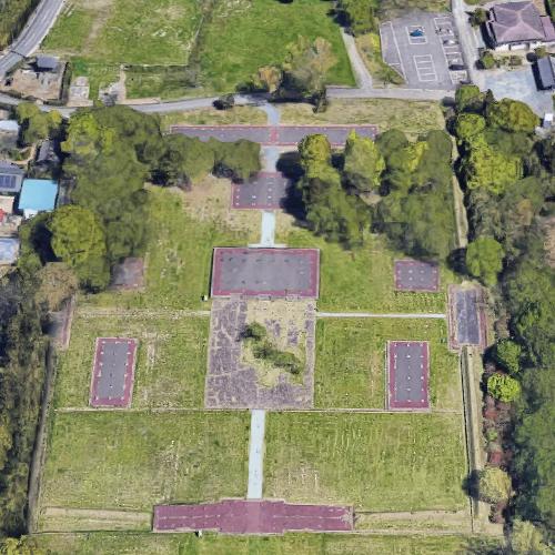 Taga Castle in Tagajo, Japan (Google Maps)