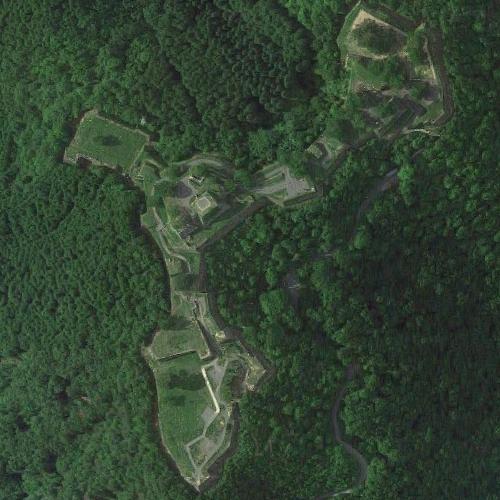 Takeda Castle in Asago, Japan (Google Maps)