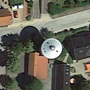 Weissenberg water tower in Weißenberg, Germany - Virtual Globetrotting