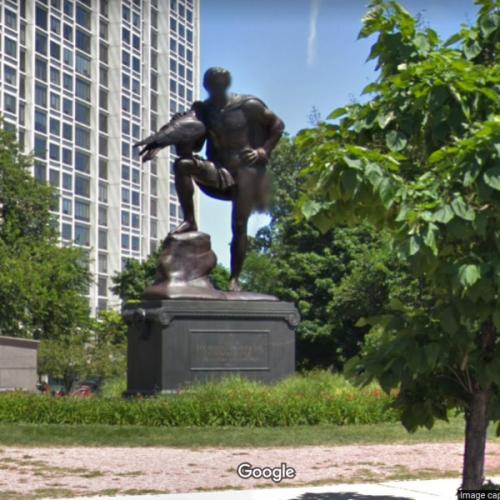 Johann Wolfgan von Goethe Monument in Chicago, IL (Google Maps)