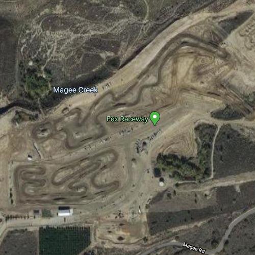 Fox Raceway in Pauma Valley, CA (Google Maps)