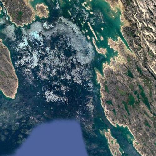 HMS Terror - Found in Gjoa Haven, Canada (Google Maps)