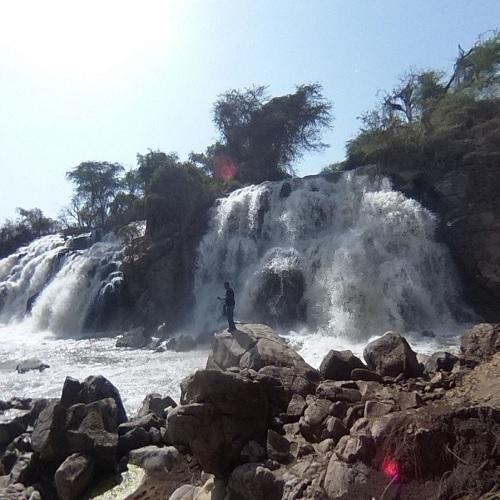 Awash Water Fall in Metahara, Ethiopia - Virtual Globetrotting