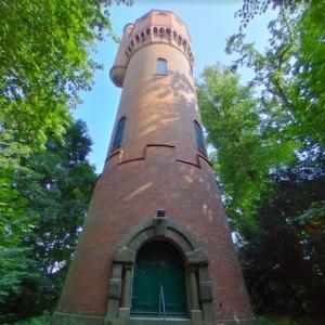 Molln water tower in Mölln, Germany - Virtual Globetrotting