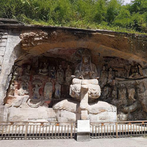 Dazu Rock Carvings in Yongchuan, China (Google Maps)