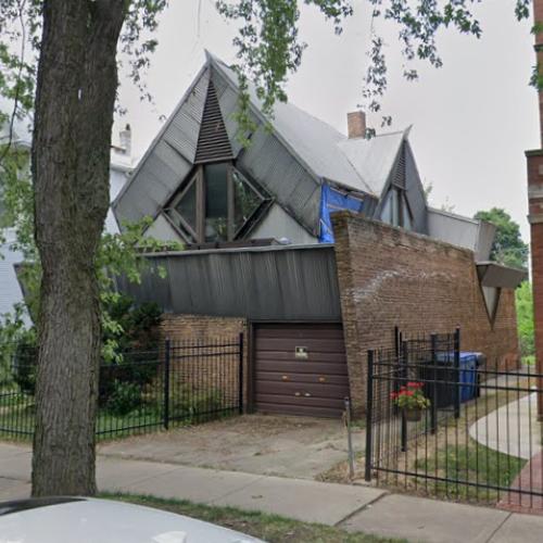 'Bachman House' by Bruce Goff in Chicago, IL (#2) - Virtual Globetrotting