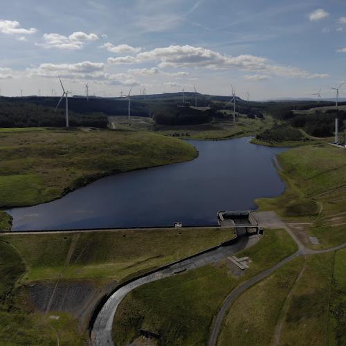Lluest-wen Reservoir in Treherbert, United Kingdom (Google Maps)
