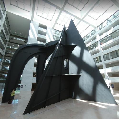 'Mountains and Clouds' by Alexander Calder in Washington, DC (Google Maps)