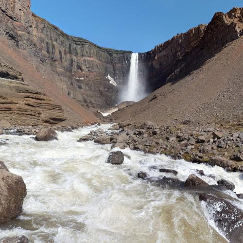 Hengifoss in Egilsstaðir, Iceland (Google Maps)