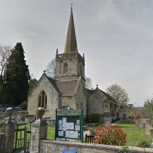 Church of St Thomas à Becket, Box in Box, United Kingdom - Virtual ...