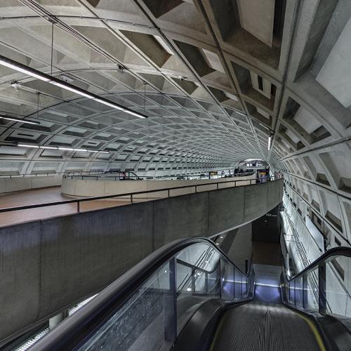 'Smithsonian Station' by Harry Weese in Washington, DC (Google Maps)