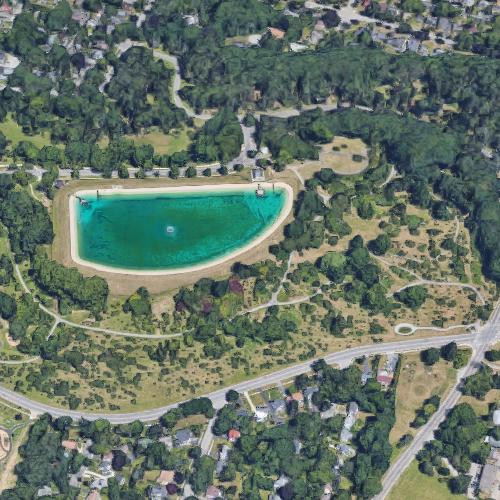 'Highland Park' by Frederick Law Olmsted in Rochester, NY (Google Maps)