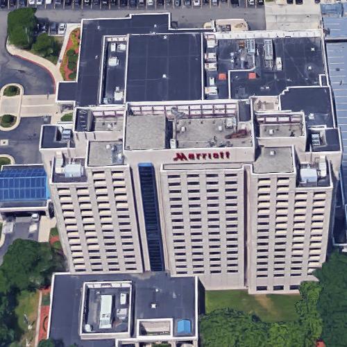 'Detroit Marriott Troy' by Minoru Yamasaki in Troy, MI (Google Maps)