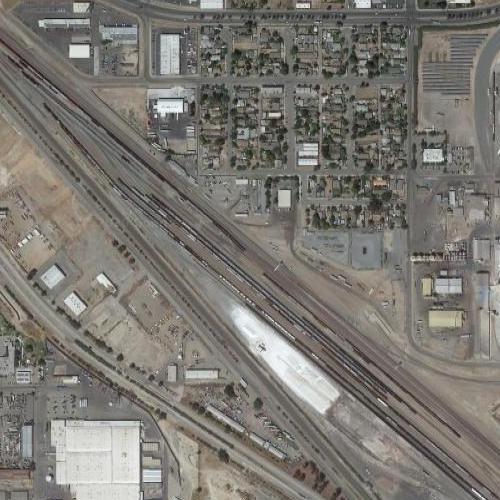 Calwa Yard - BNSF in Fresno, CA - Virtual Globetrotting