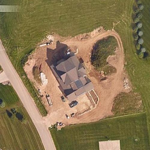 Joe Thomas' house in Middleton, WI (Bing Maps)