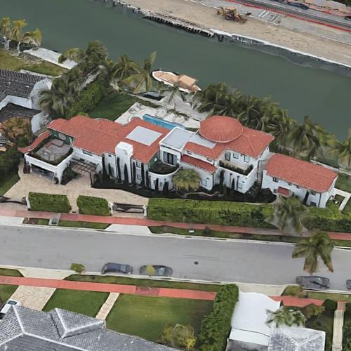 Steve W. Patterson's House in Miami Beach, FL (Google Maps)