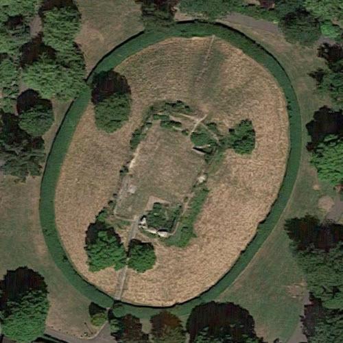 Waytemore Castle in Bishop’s Stortford, United Kingdom (Bing Maps)