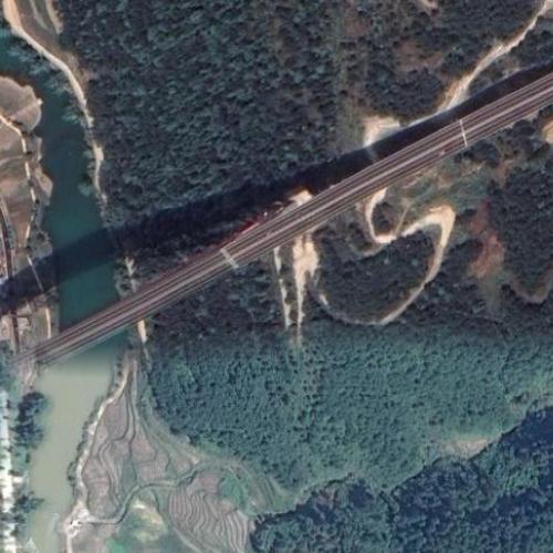 Daxiaojing Bridge in Dawodang, China (Google Maps)