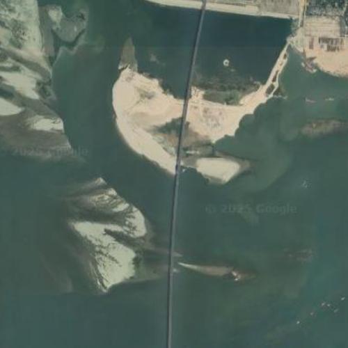 Padma Bridge in Louhajong, Bangladesh (Google Maps)