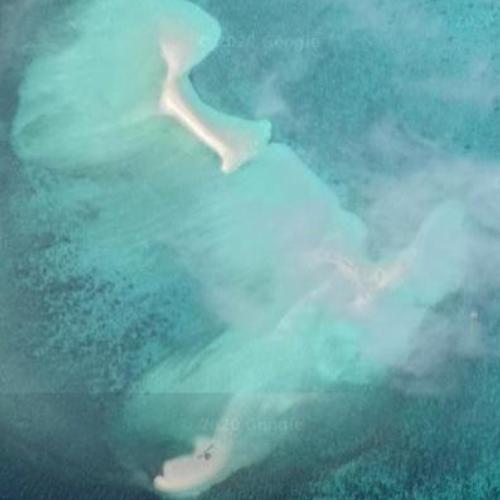 White Island in Mambajao, Philippines (Google Maps)