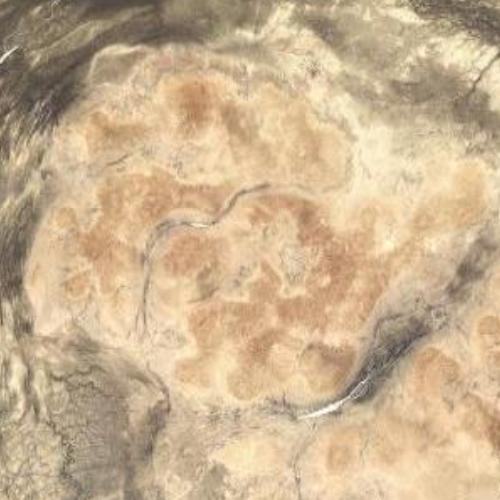 Goyder Lagoon in Clifton Hills Station, Australia (Google Maps)