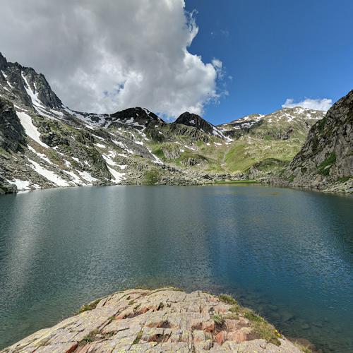 Tomasee in Tschamut, Switzerland (Google Maps)