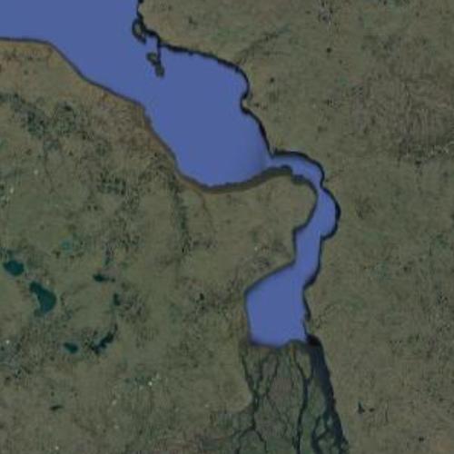 Yenisey Gulf in Vorontsovo, Russian Federation (Google Maps)