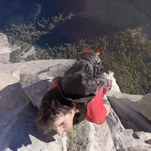 Looking down from El Capitan in Yosemite Valley, CA (Google Maps)