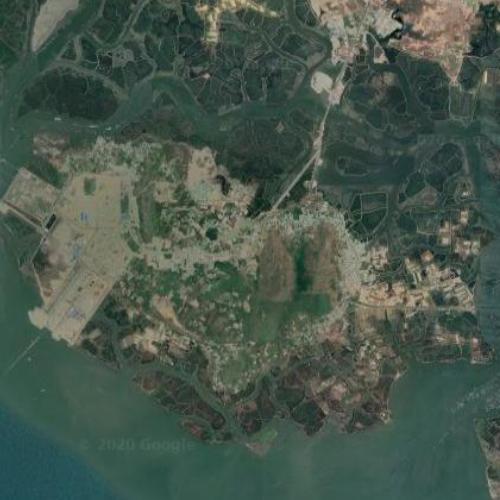 Long Sơn Island in Vung Tàu, Vietnam (Google Maps)