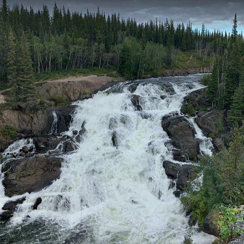 Cameron Falls in Yellowknife, Canada - Virtual Globetrotting