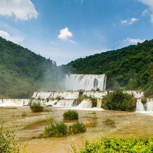 Jiulong Waterfall in Luoping, China (Google Maps)