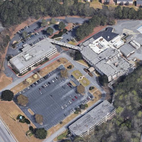 Hawkins Memorial Hospital ("Stranger Things") in Smyrna, GA (Google Maps)
