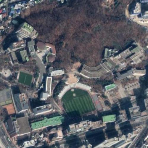 Sogang University in Seoul, Republic of Korea (Google Maps)