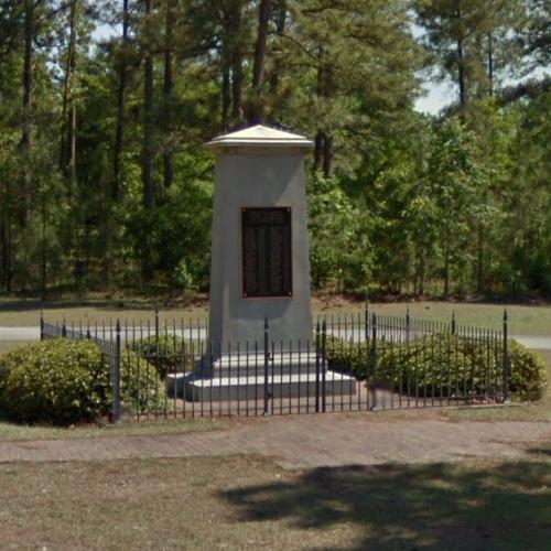 Cleveland School fire memorial in Camden, SC - Virtual Globetrotting